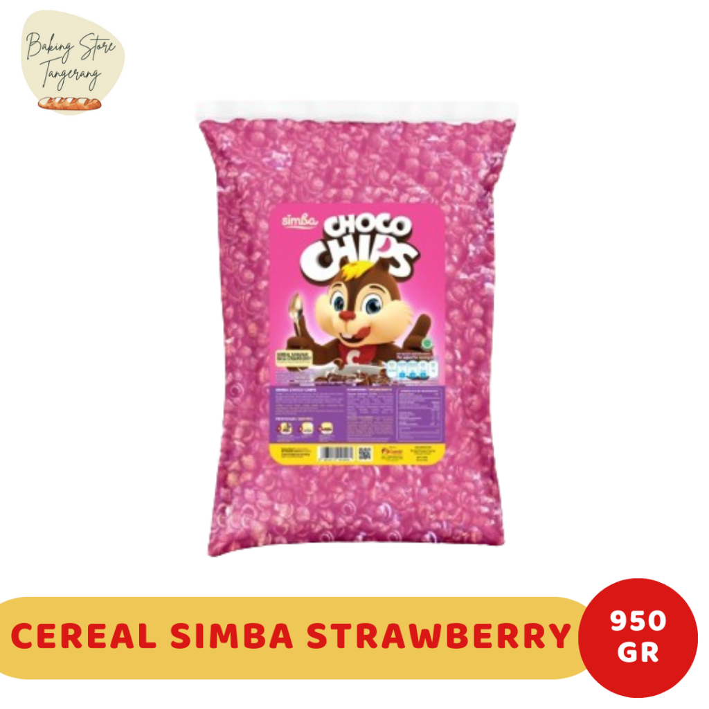Cereal SIMBA Choco Chips Straw 1kg | Coco crunch Strawberry | Shopee ...