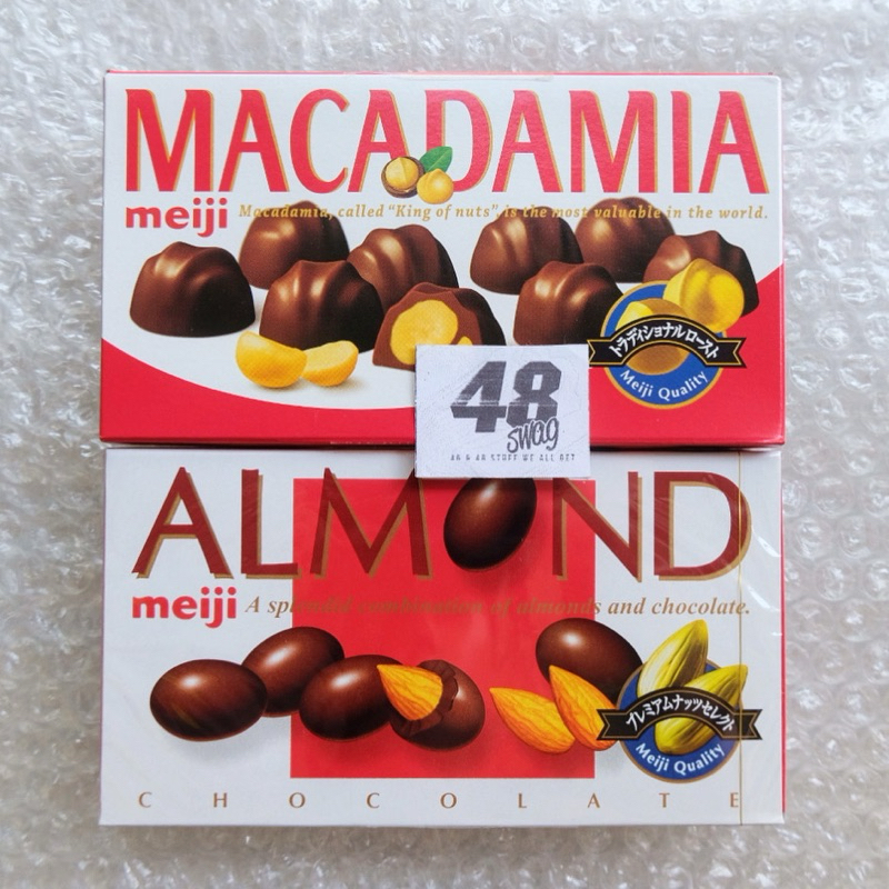 Meiji Macadamia Variant Macadamia 64gr & Almond 79gr | Shopee Malaysia