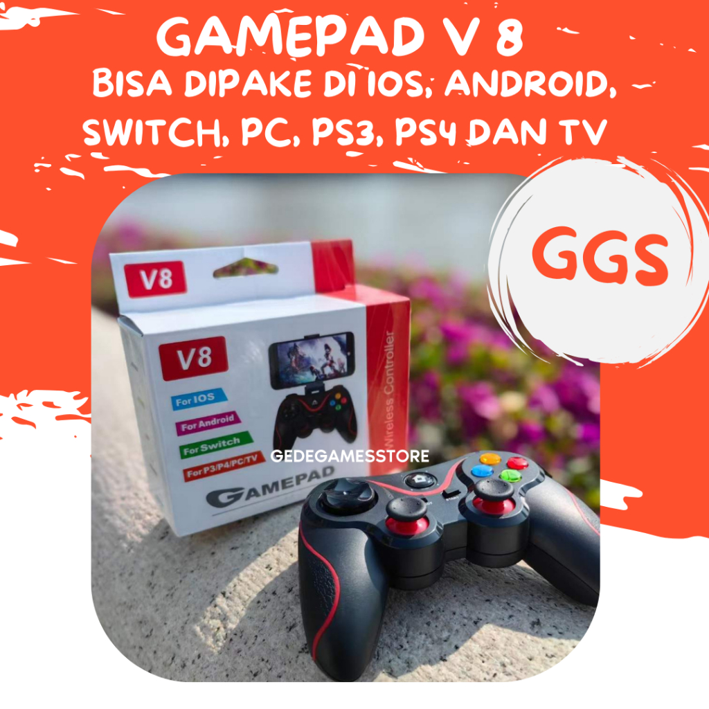 V8 Gamepad Stick can be used for PS3 PS4 Laptop smart tv android iphone ...