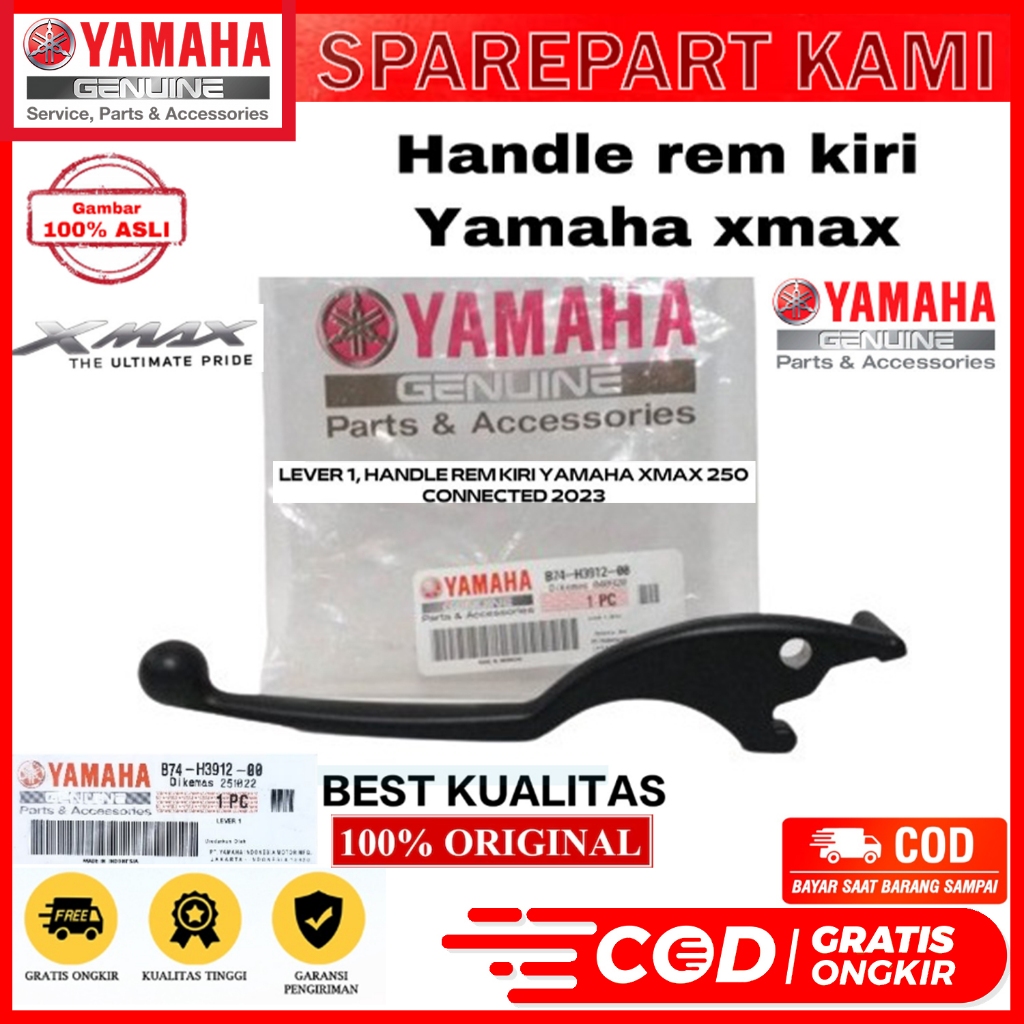 Left Brake HANDLE HANDLE HANDLE XMAX X MAX 250 300 Original ORI YAMAHA ...