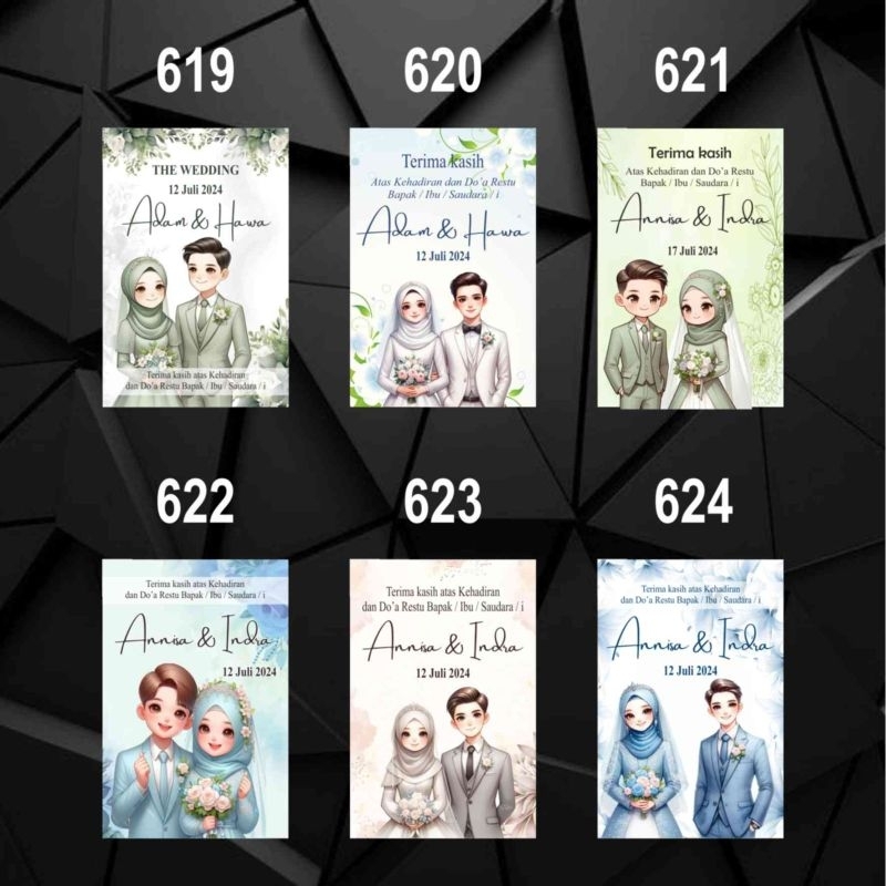 Muslim Thank You Card Thank You Card Greeting Card Tag Souvenir Card ...