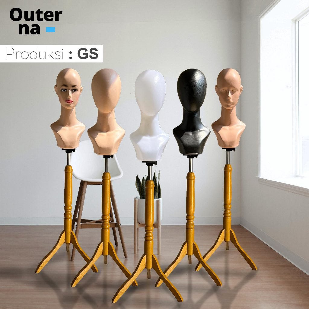 Mannequin head statue for hijab hat complete accessories | Alien Alien ...