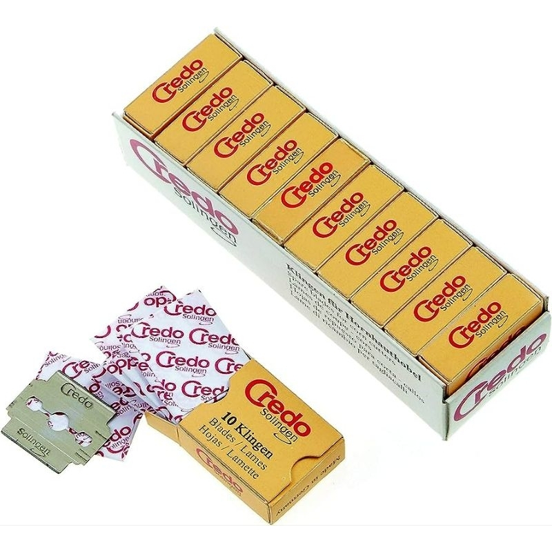 Credo Solingen Original Credo Klingen - Credo Orange Razor 10 Contents ...