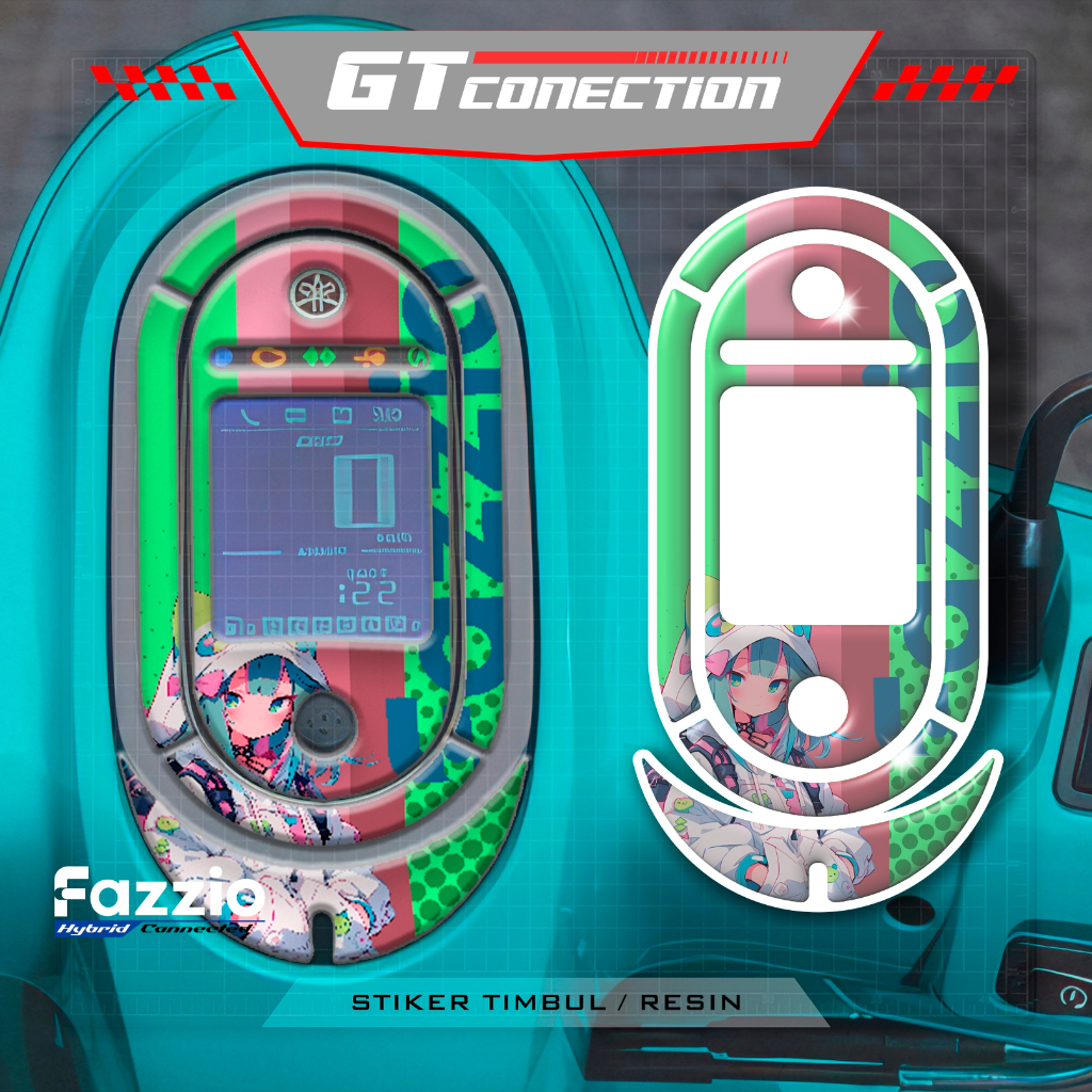 Fazzio SIDE PANEL VARIATIONS embossed STICKERS / FAZZIO MARKERS ...