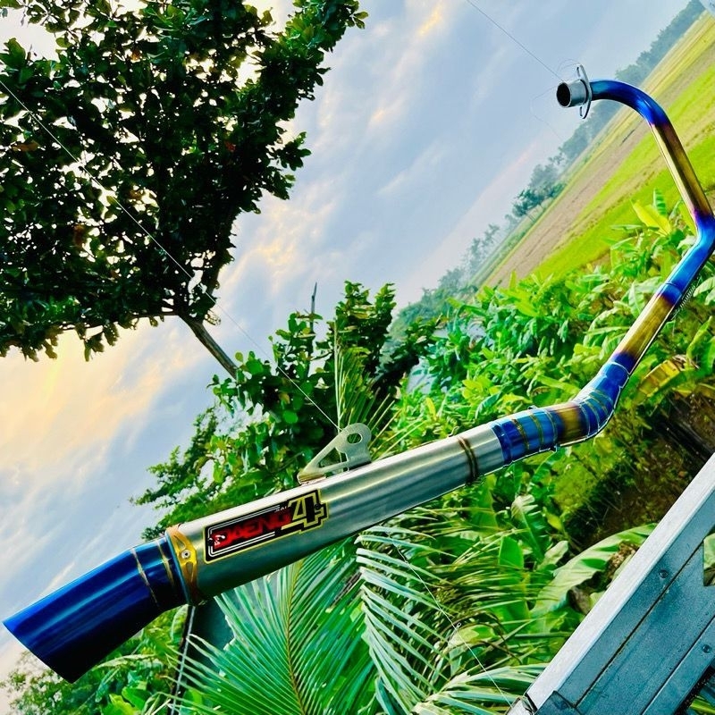 Daeng pipe 1 set blue big elbow/Canister 51mm Open Spec Daeng sai4 ...