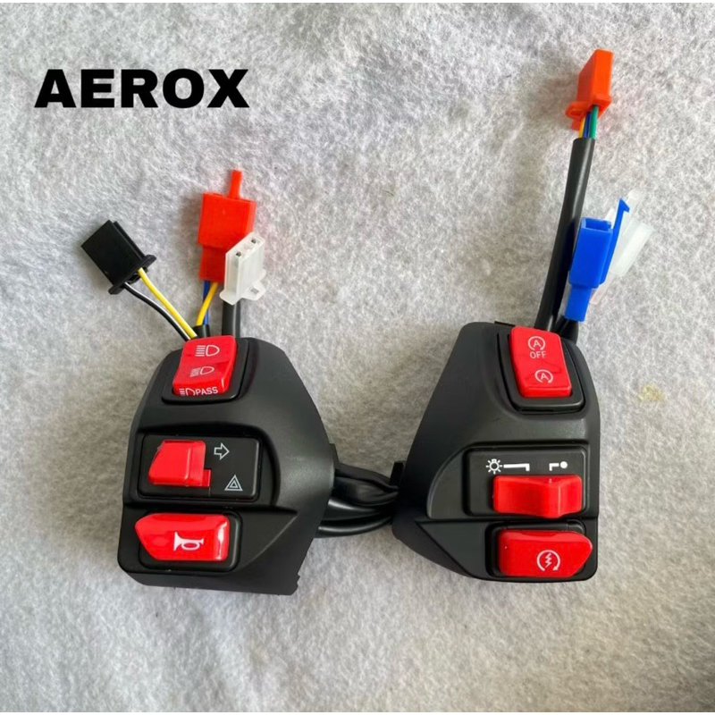 Vietnam Switch HOLDER SET Right Left AEROX 155 And MIO PLUS HAZARD And ...