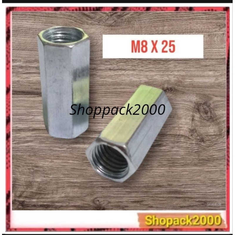 Long Nut / Long Nut M8 X 25 MM | Shopee Malaysia