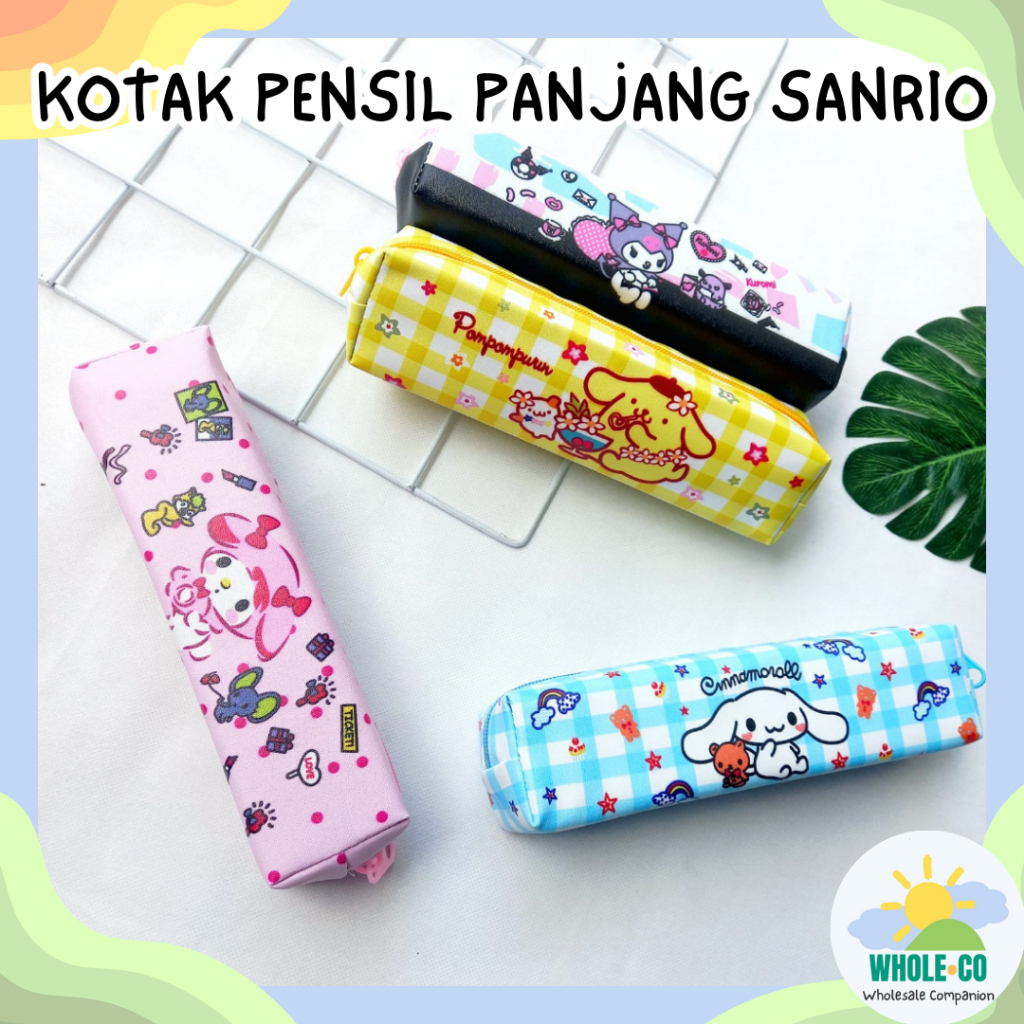 Rectangular Pencil Box Sanrio Premium Pencil Case Pen Holder Kuromi ...