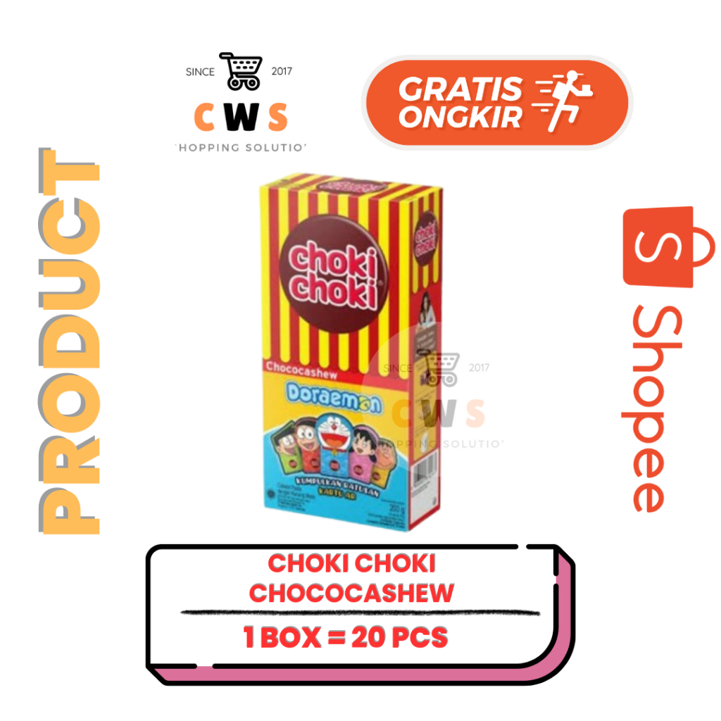 Choki CHOKI Coki Coki Chococashew Chocolate Paste - 1 Box / 20 Pcs | Shopee Malaysia