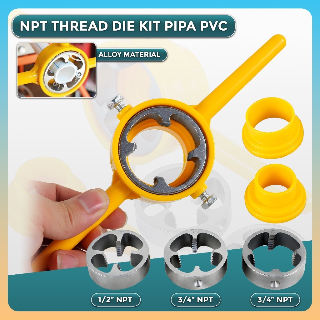 6pcs Pipe Thread Maker Pvc Pipe Senai Tool Pipe Thread Making Tool ...