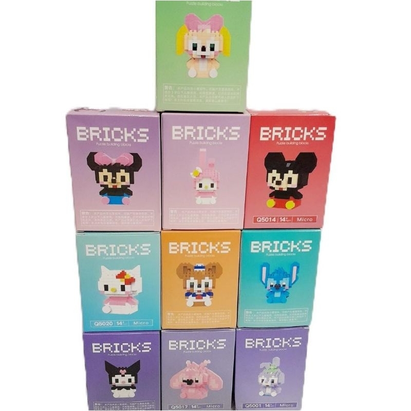 BRICK/NANO BLOCK MINI BRICK STACKING BLOCK TOY | Shopee Malaysia