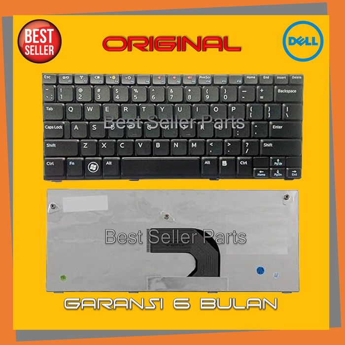 Original Dell Mini Laptop Keyboard 1012 1018 Series - Black | Shopee ...