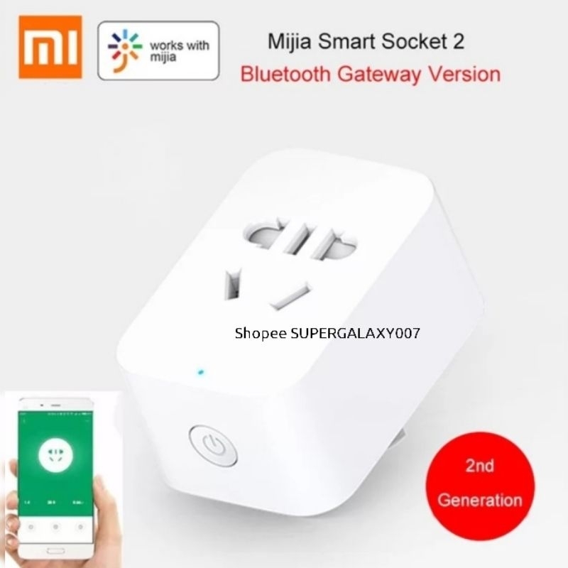 Mi Mijia Smart Socket 2 Mi Smart Power Plug Socket App Control Smart ...