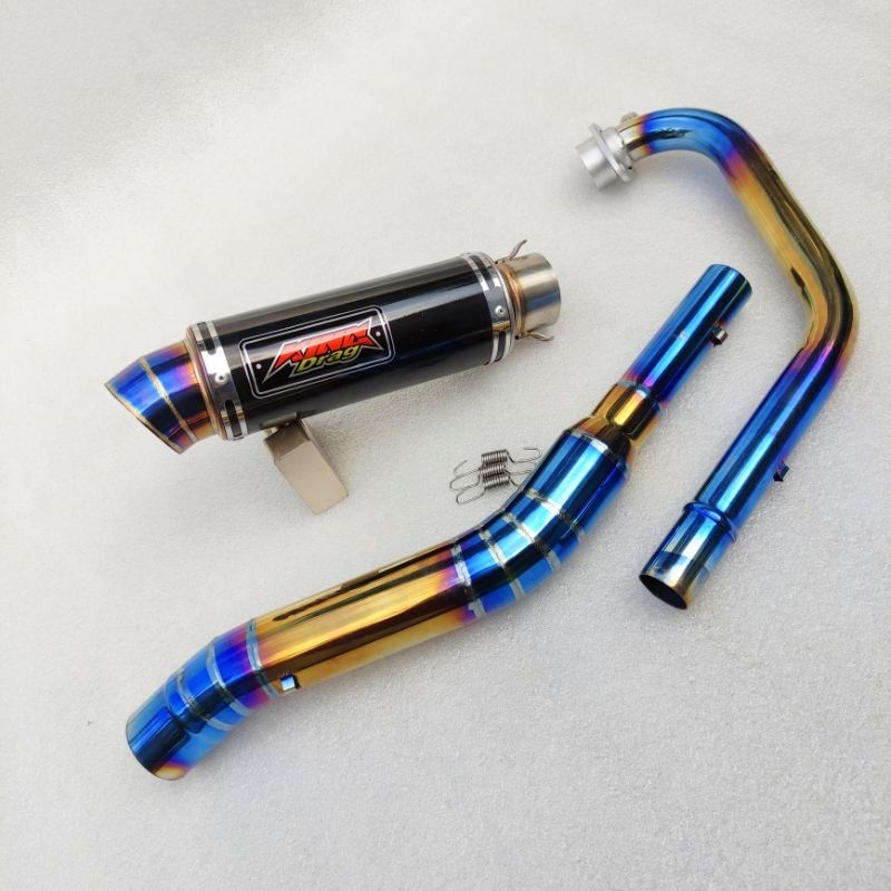 (Special Edition) King Drag Open PIPE 51mm Canister Tube Type for ...