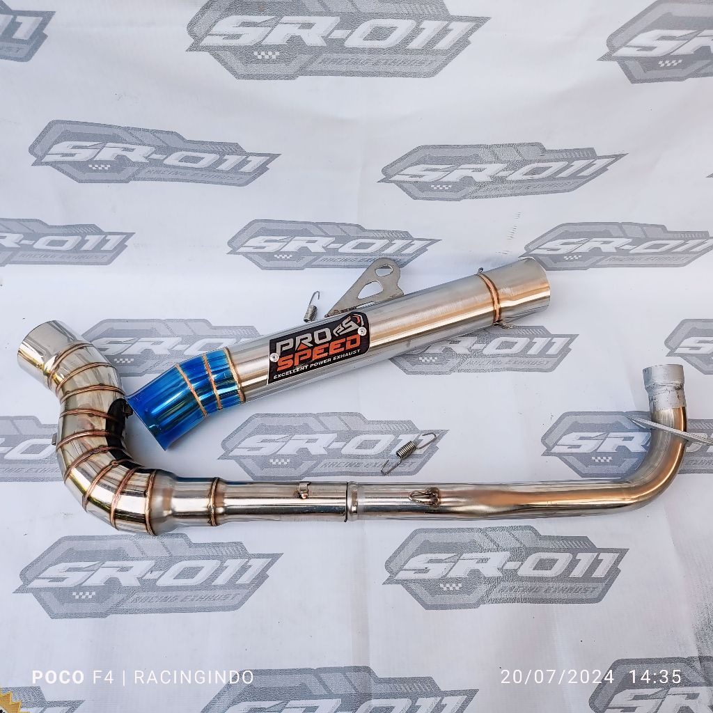 Blue TIP SUPER OPEN CANISTER PRO SPEED PROSPEED FOR HONDA WAVE 125 ...
