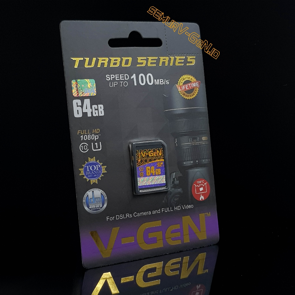 V-gen SDCard CAMERA Turbo Class10 32GB/64GB SDCard VGEN Memory Digital ...
