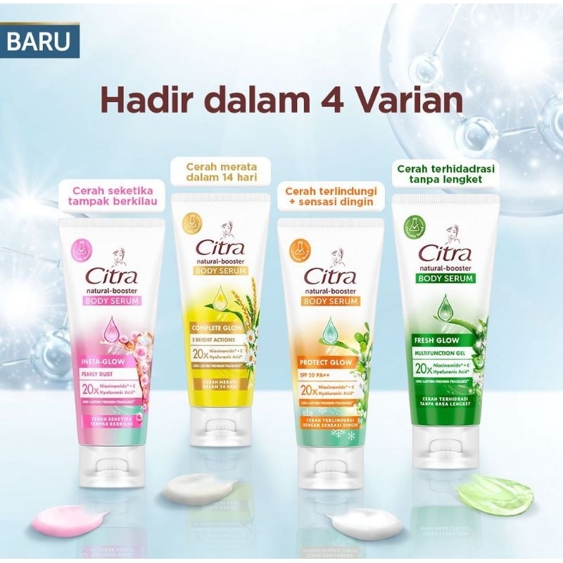 Citra Natural Booster 180Ml COMPLETE GLOW & PROTECT GLOW SPF 20 PA++ ...