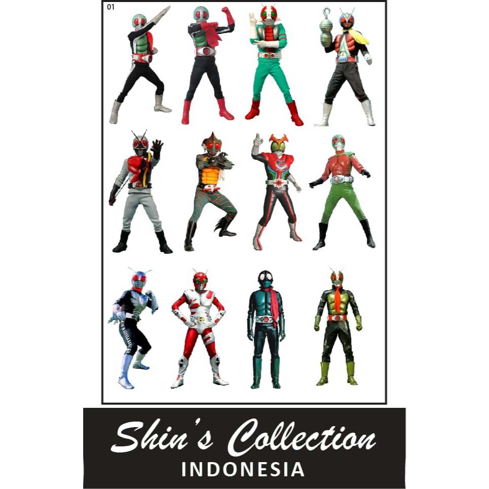 Kamen rider normal transparent waterproof Sticker 1 pc | Shopee Malaysia