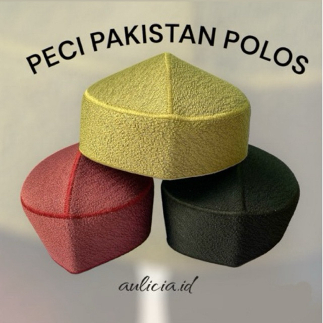 (ECER) Peci KOPIAH SONGKOK PAKISTAN PLAIN ADULT | Shopee Malaysia