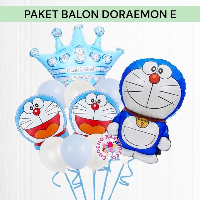 Doraemon E Balloon Package/Doraemon Doremi Nobita Birthday Decoration ...