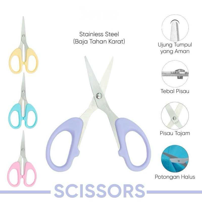 1 pcs Sharp Pastel Color Joyko Scissors | Shopee Malaysia