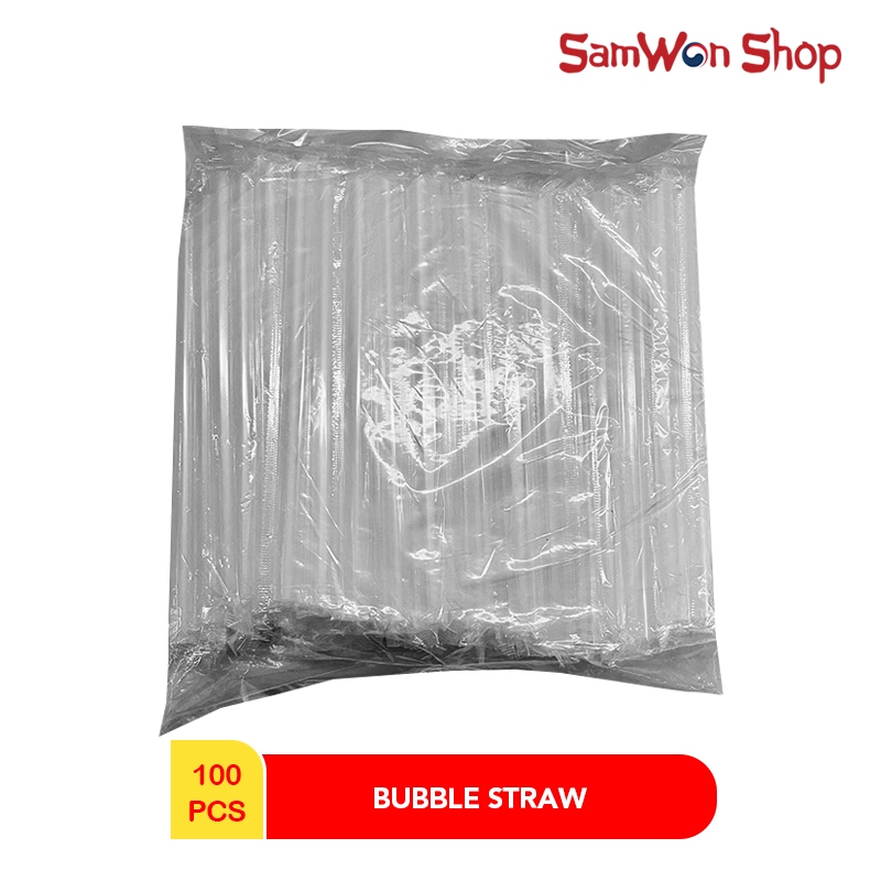 Bubble STRAW CONTENTS 100 PCS | Shopee Malaysia