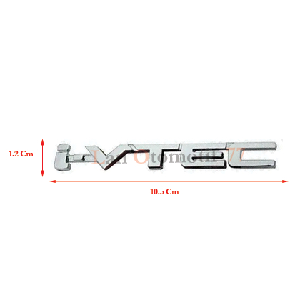 I-vtec Chrome Writing Car Logo Emblem 10cm | Shopee Malaysia