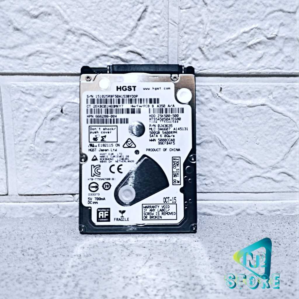 Hitachi hgst Laptop Hard Disk Hdd 500Gb 7200Rpm | Shopee Malaysia