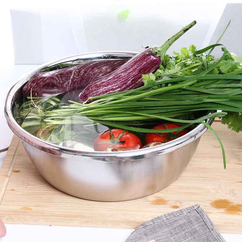 Jumbo Basin 60CM Stainless Steel Basin Washing Basin Rice Fruit ...