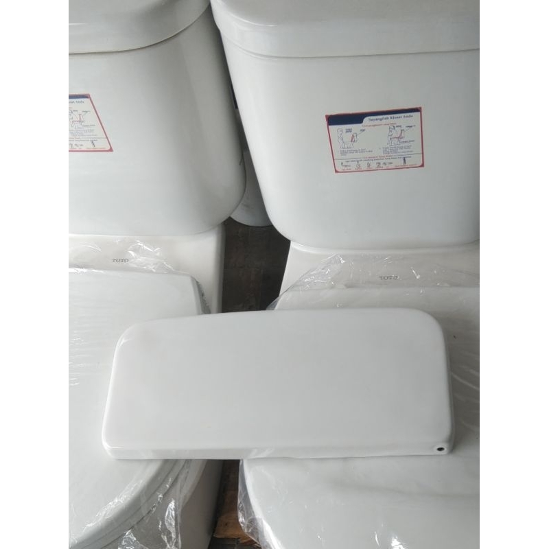 PUTIH MERAH Toto type 516 sitting closet tank cover, blue, white, light ...