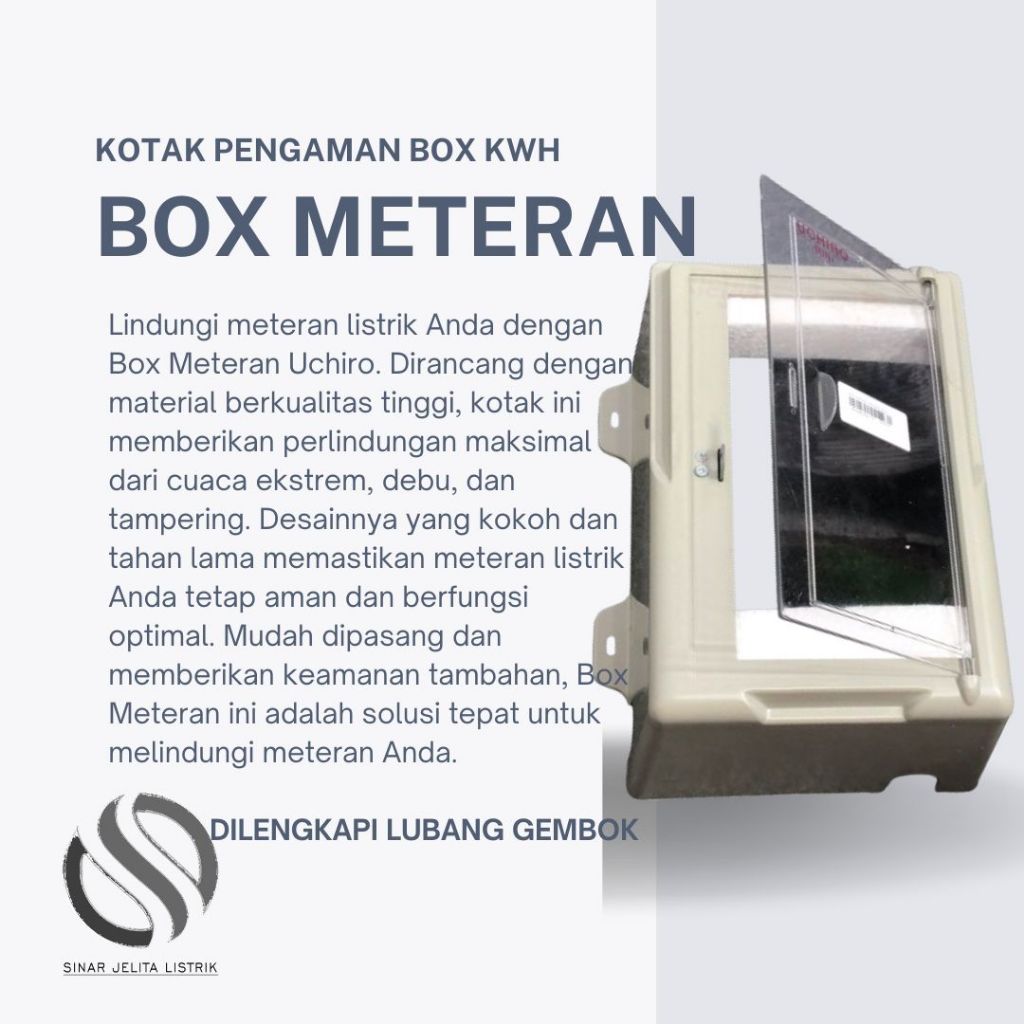 Bukittinggi Meter Safety Box | KWH Box | Token Electric Meter Box ...