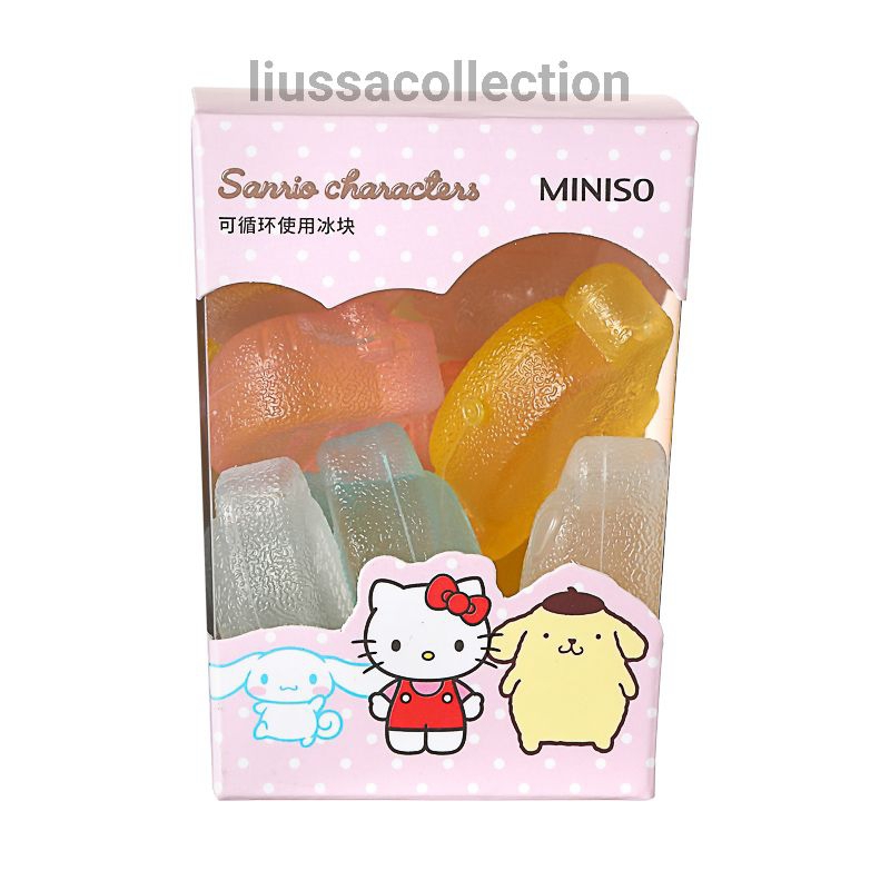 Miniso Ice Cubes - Sanrio Characters Reusable Ice Cubes (12 pcs ...