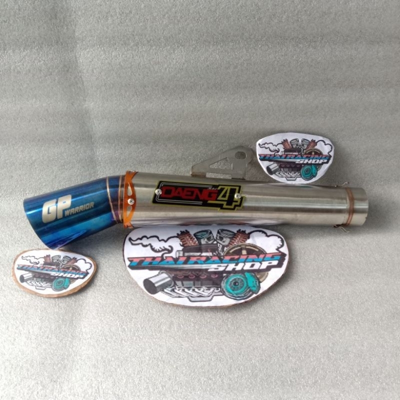 Open Pipe Canister daeng sai4 For All motorcycle Pipe 51mm | Shopee ...