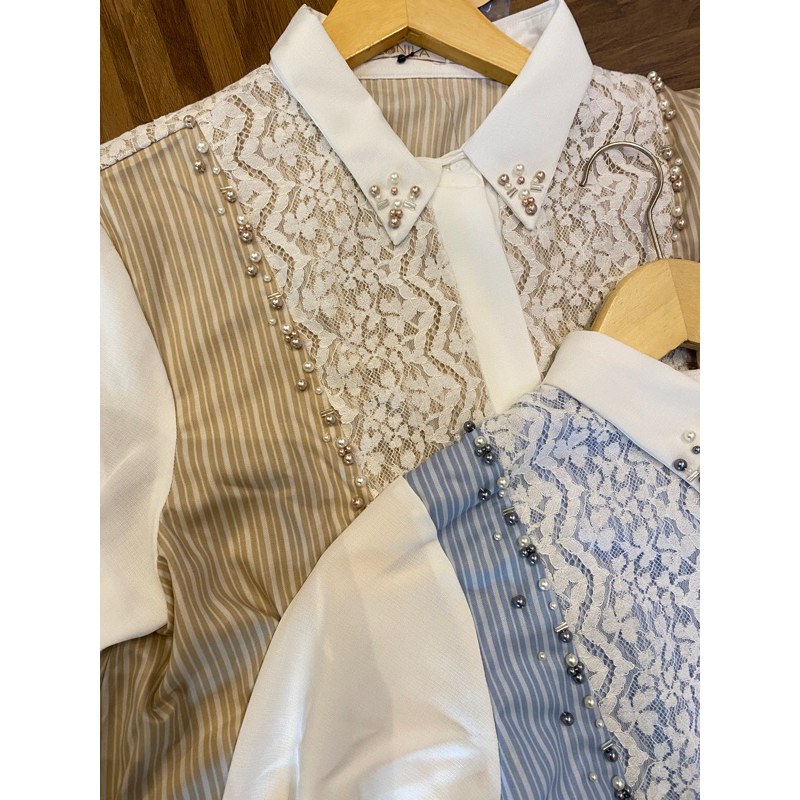 Ready Alana Raya Blouse Lonila kaleela | Shopee Malaysia