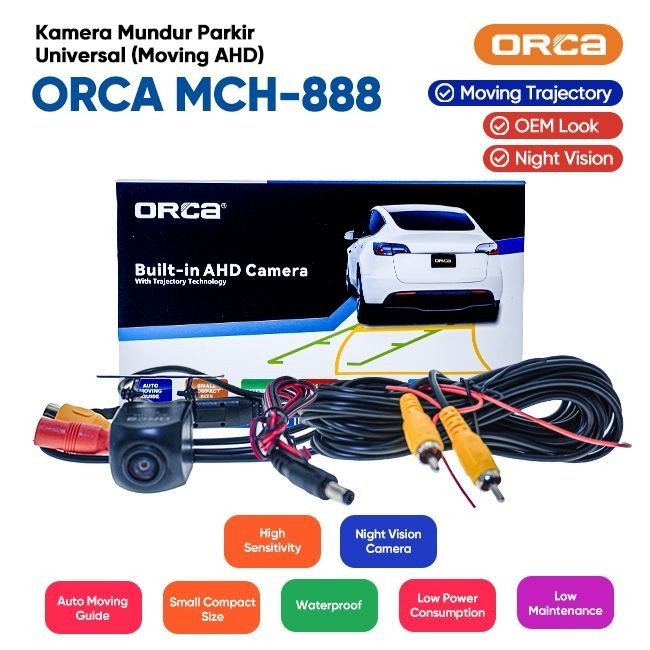 Orca AHD Car Parking Reverse Camera (Auto Moving) | Shopee Malaysia