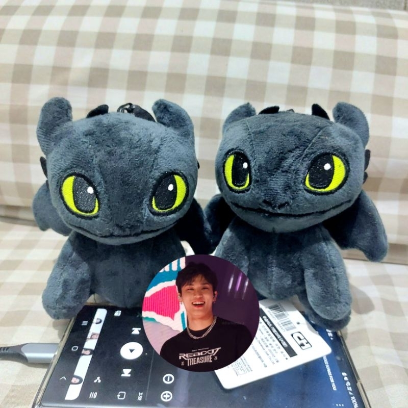 Toothless Keychain toothless Doll Official How to Train your dragon ...