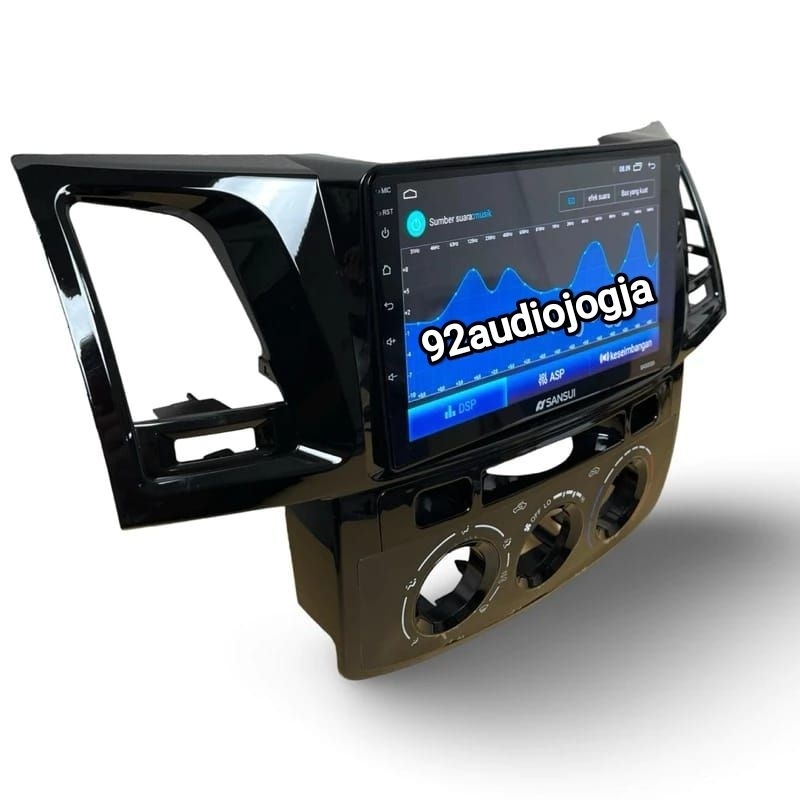 9 inch Android Head Unit Frame Toyota Hilux Toyota Fortuner 2005-2015 | Shopee Malaysia