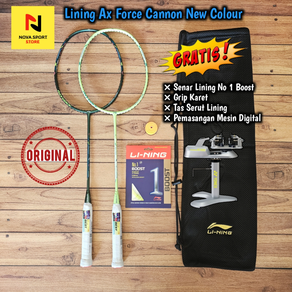 Badminton Lining Ax Force Cannon Racket New Color | Shopee Malaysia
