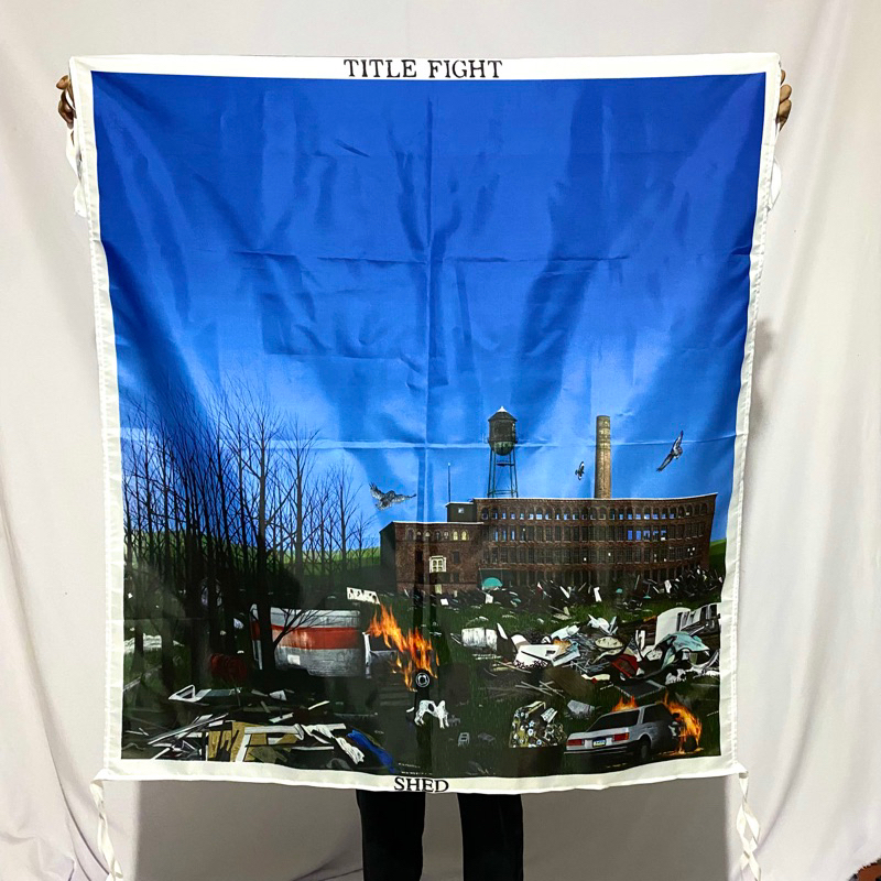 Title FIGHT SHED FLAG SATIN 110x110 cm | Shopee Malaysia