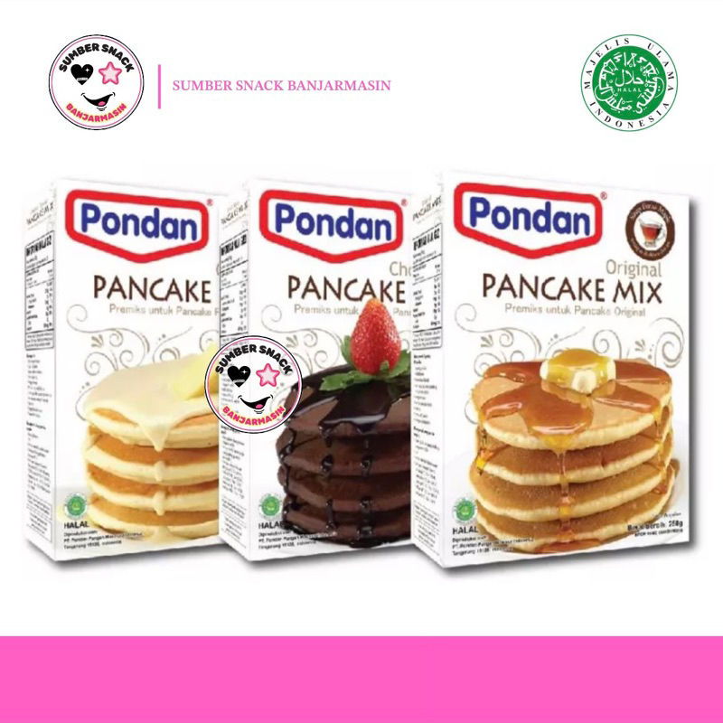 Pondan Pancake Mix (250g) (3 Flavor Variants) | Shopee Malaysia