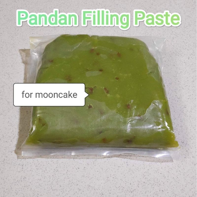 PUTIH HIJAU HITAM MERAH Tausa Mooncake Filling 1kg/Mooncake Paste ...