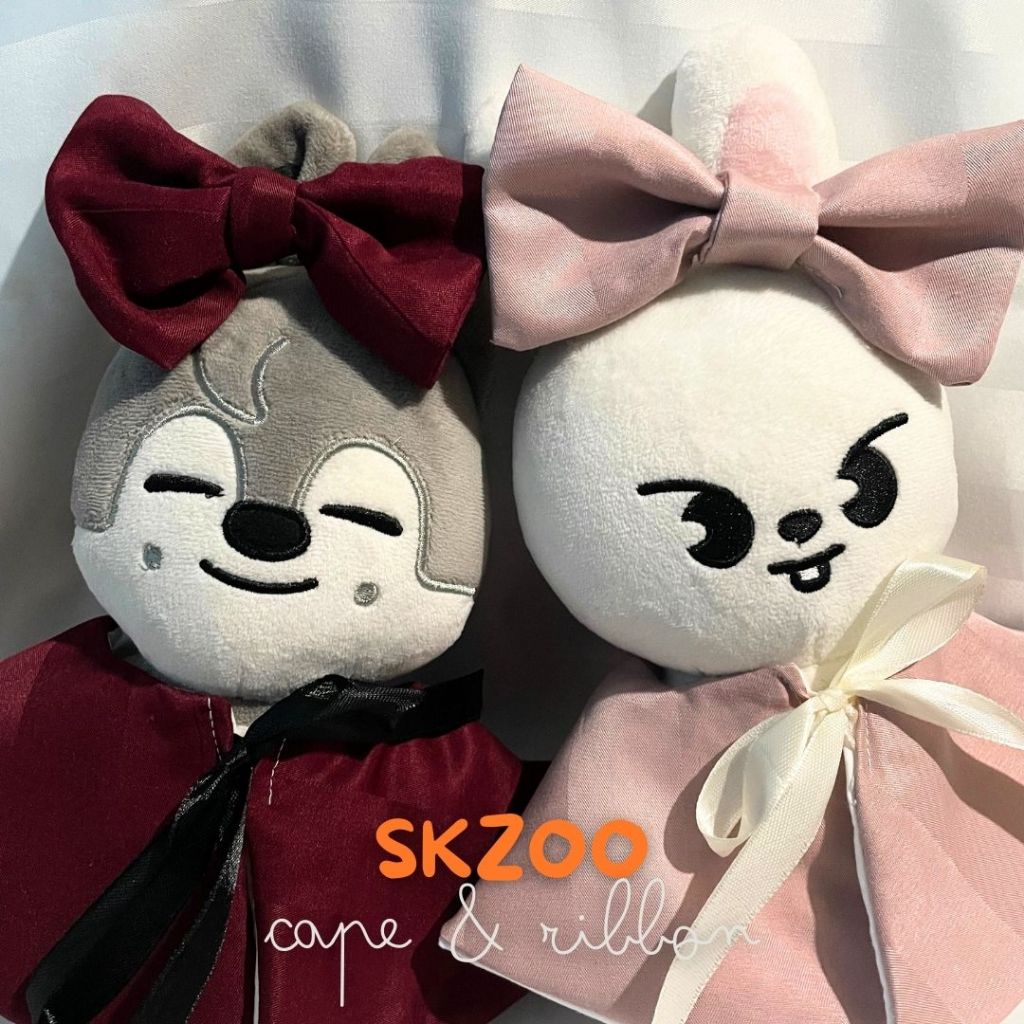 Skzoo Cape and Ribbon - Cloak For SKZOO Doll 20cm Stray Kids Wolfchan ...