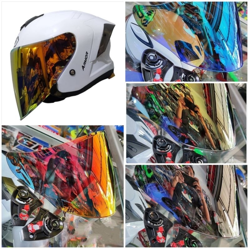 Js ARMOR Helmet Glass/gif sargon Helmet Glass/JS yakuza Helmet Glass ...