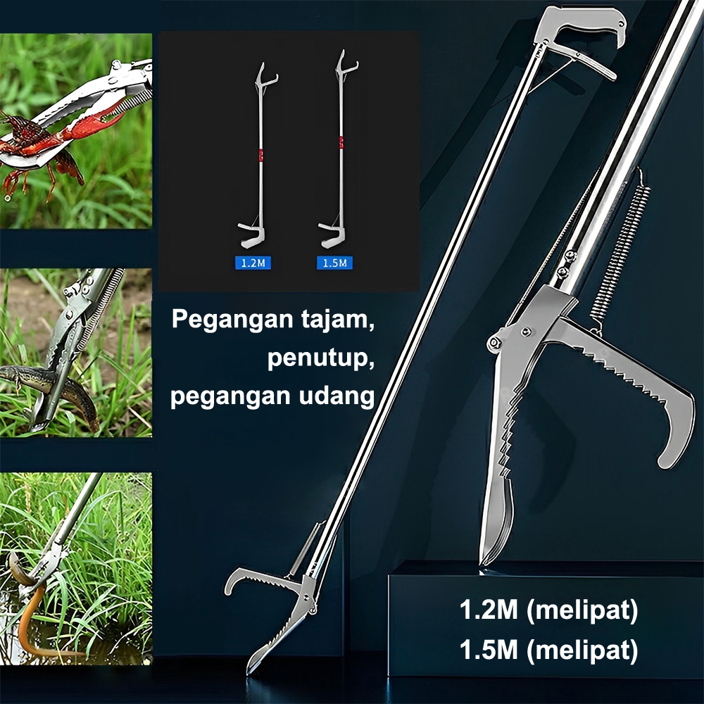 120cm/150cm Stainless Snake Clamp/Snake Catcher Stick/Garbage Clamp ...