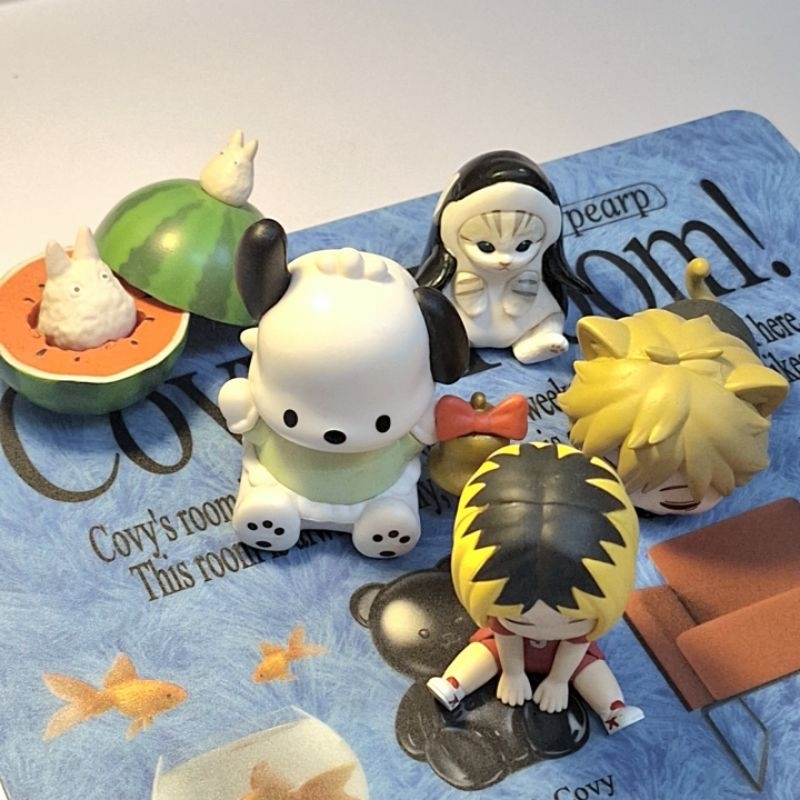 Various figure and gacha — totoro blind box vegetable sanrio pochacco ...