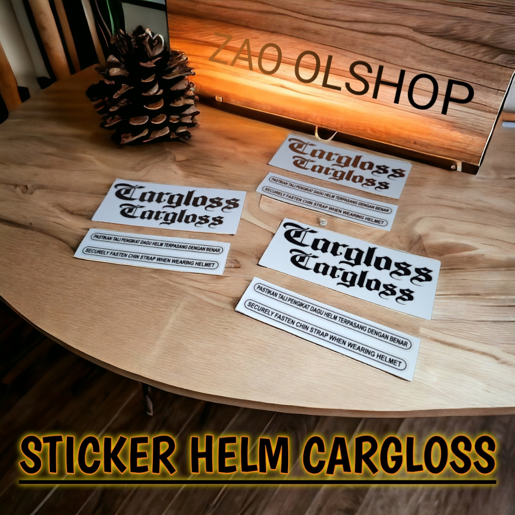 Sticker Helmet CG Cutting Sticker Cargloss Full Set Latest Full Set ...