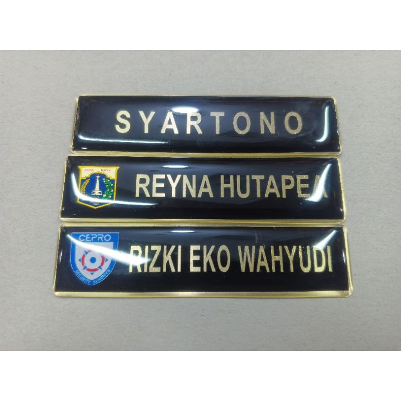 Logo Brass Nameplate | Brass Chest Nameplate | Name Tag Fiber Coating ...
