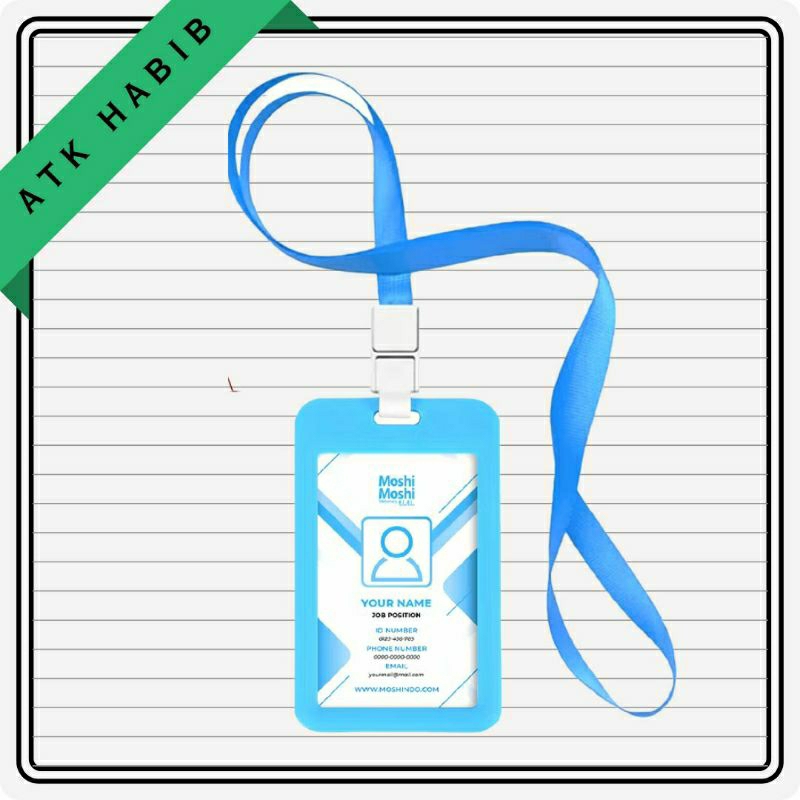 Name Tag Holder Id Card Holder Lanyard Strap Access/Committee Card ...