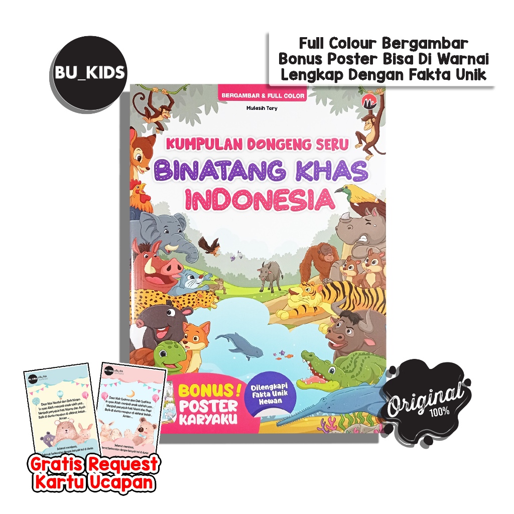 Complete Indonesian Animal Fairy Tale Book for Kindergarten and ...