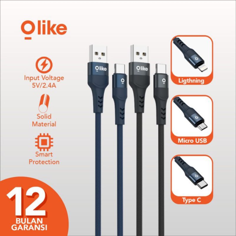 Olike D102M(micro) gray data cable | Shopee Malaysia